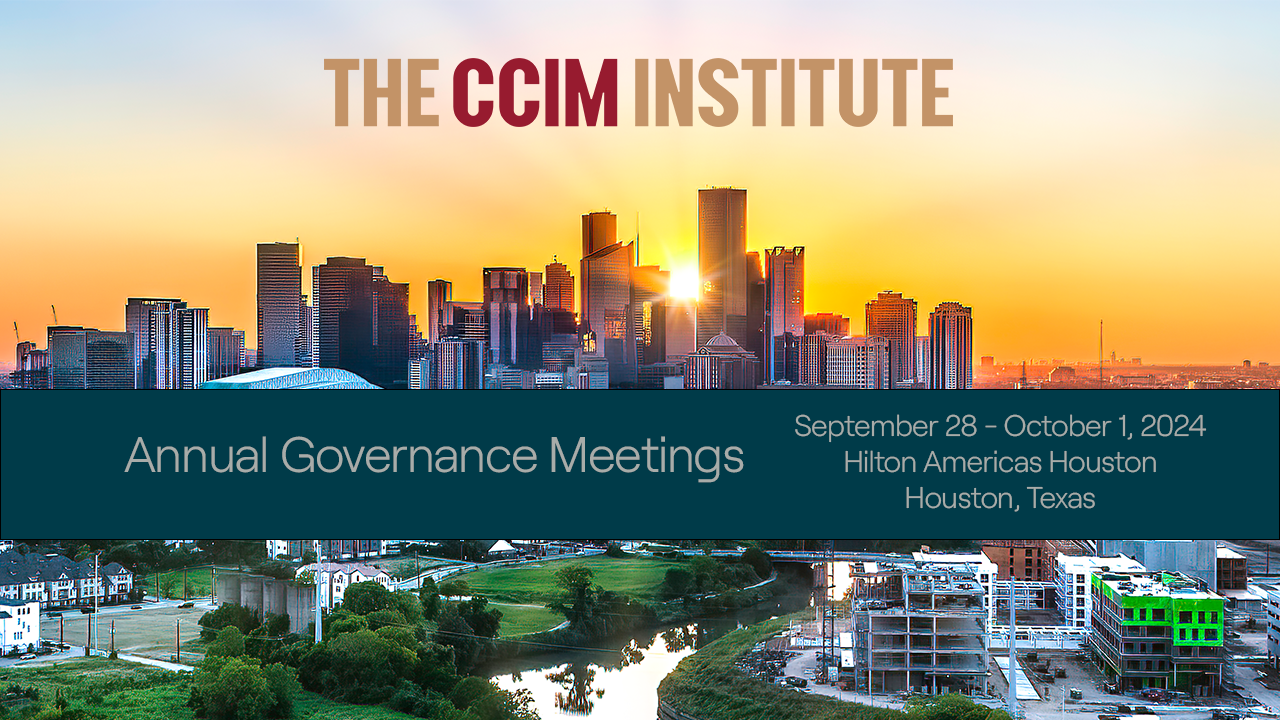 2024 Annual Governance Meetings | The CCIM Institute